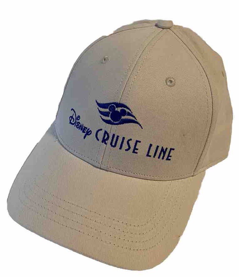 2024 DISNEY CRUISE LINE Cream Canvas Baseball Cap Hat… - Gem