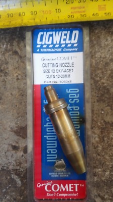 Cigweld cutting nozzle size 12, OXY-ACET cuts 12-20mm | eBay Australia