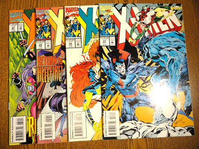 X-Men Volume 2 # 27,28, 29,31 Lot De 4 Kubert Ensemble Psylocke 1st ...