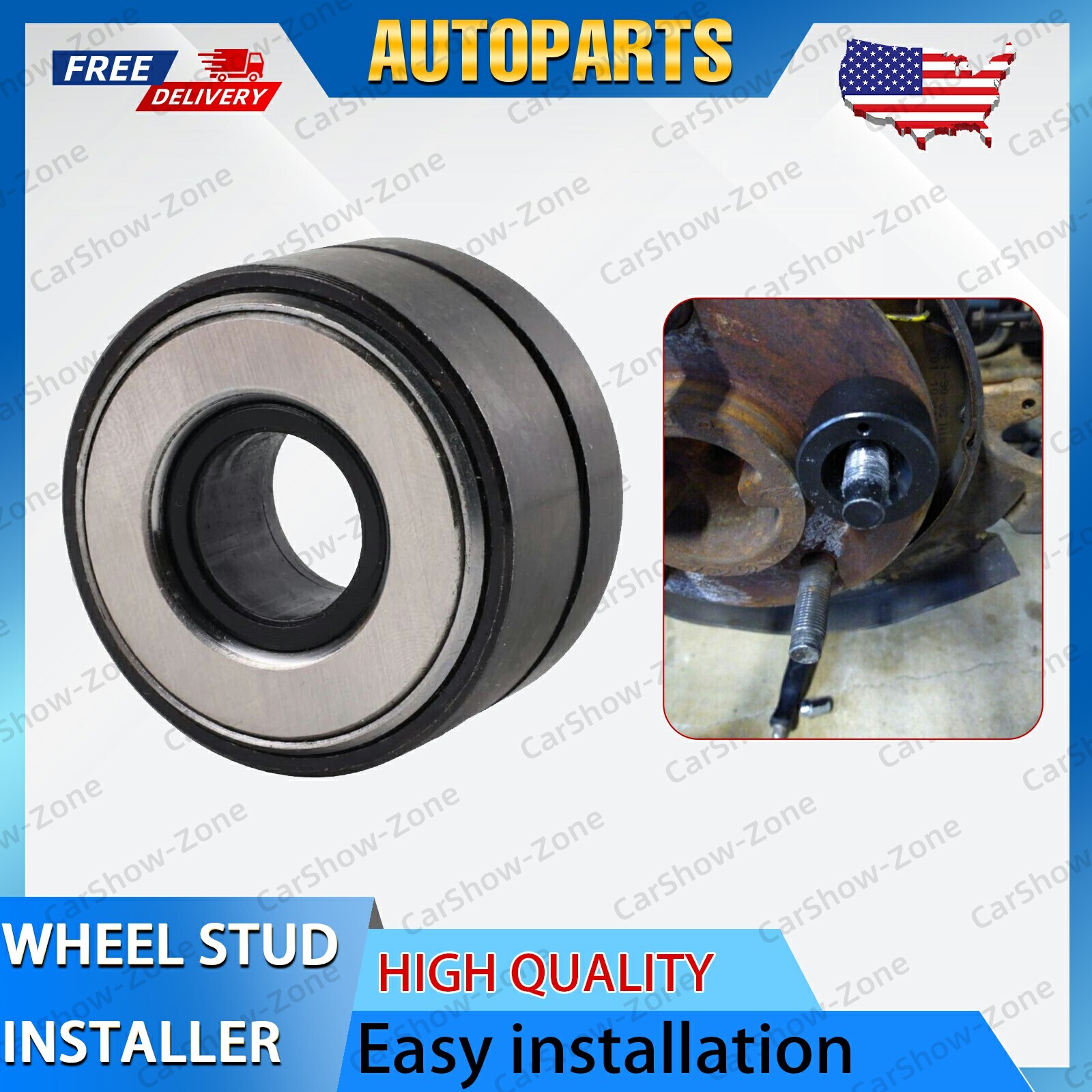 Wheel Stud Installer Lisle Tool Corporation 22800 for Tire Bolts ...