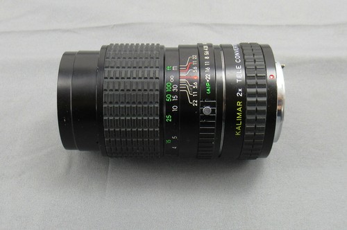 Kalimar Automatic 135mm Telephoto Lens f/2.8 KR 2x Teleconverter KAR ...