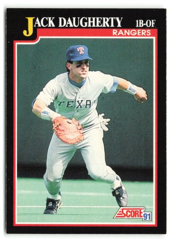 1991 Score Jack Daugherty #309 Texas Rangers BASEBALL Card | eBay