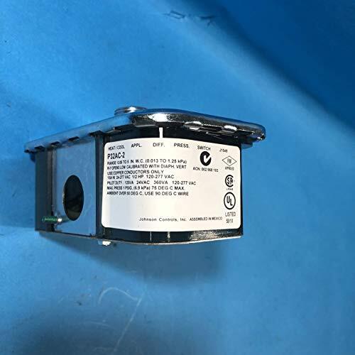 Johnson Controls P32AC-2 Differential Pressure Switch .05/5WC U Bracket ...