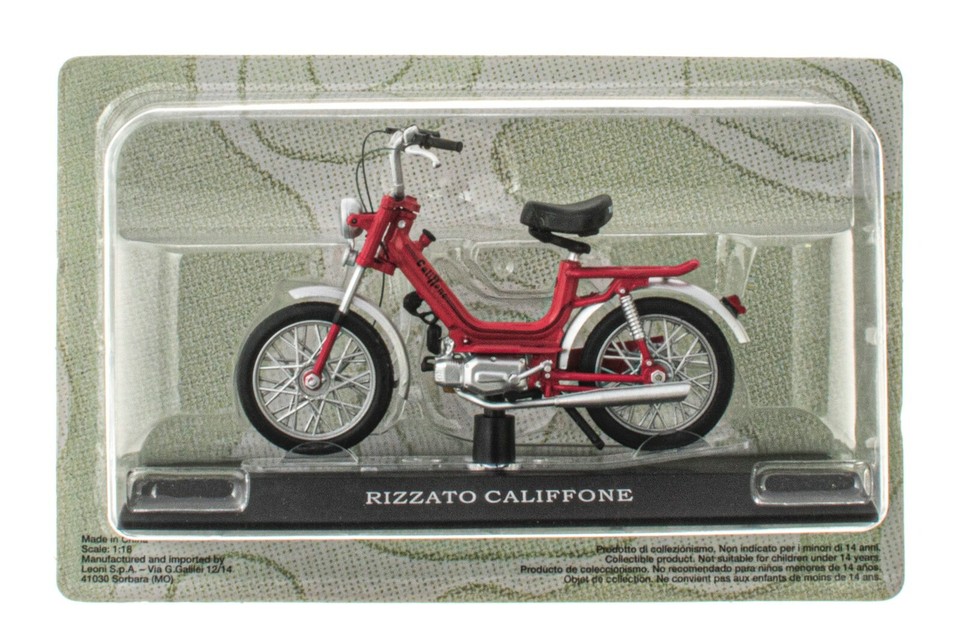 Moped RIZZATO CALIFFONE 1:18 Leo Model Diecast Model Motorcycle Scooter ...
