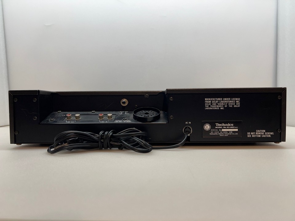Technics RS-M85 MK2 Re-Newed Professional Stereo Cassette Deck 1 Year ...