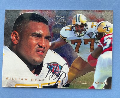 1995 Fleer Flair Preview William Roaf #21 New Orleans Saints | eBay