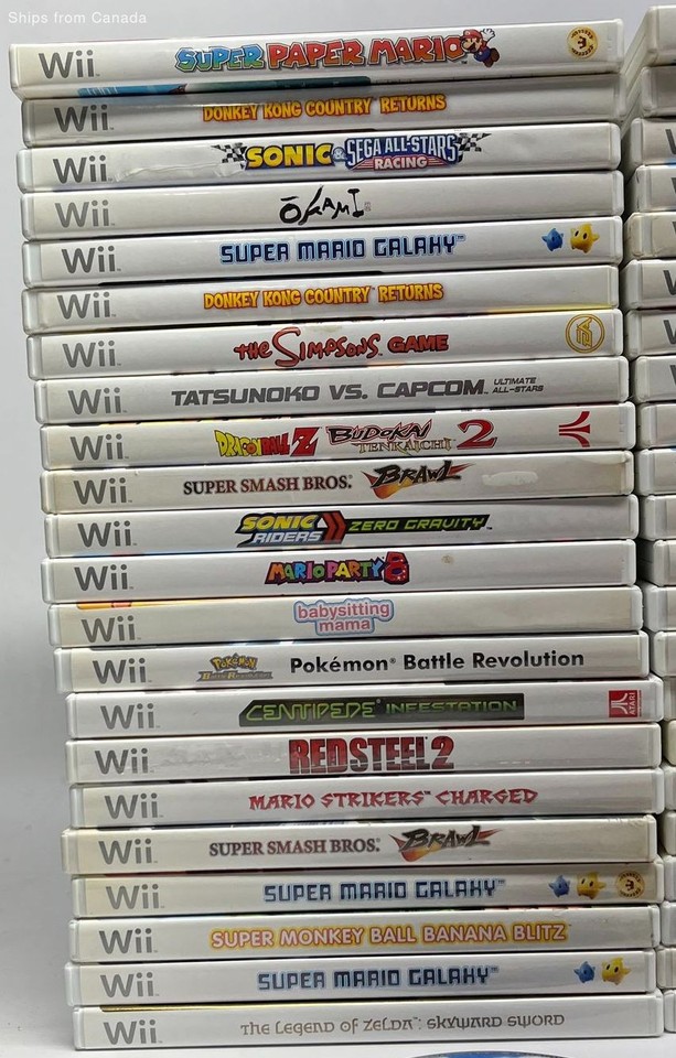 Lot of 72 Popular Nintendo Wii Games | eBay