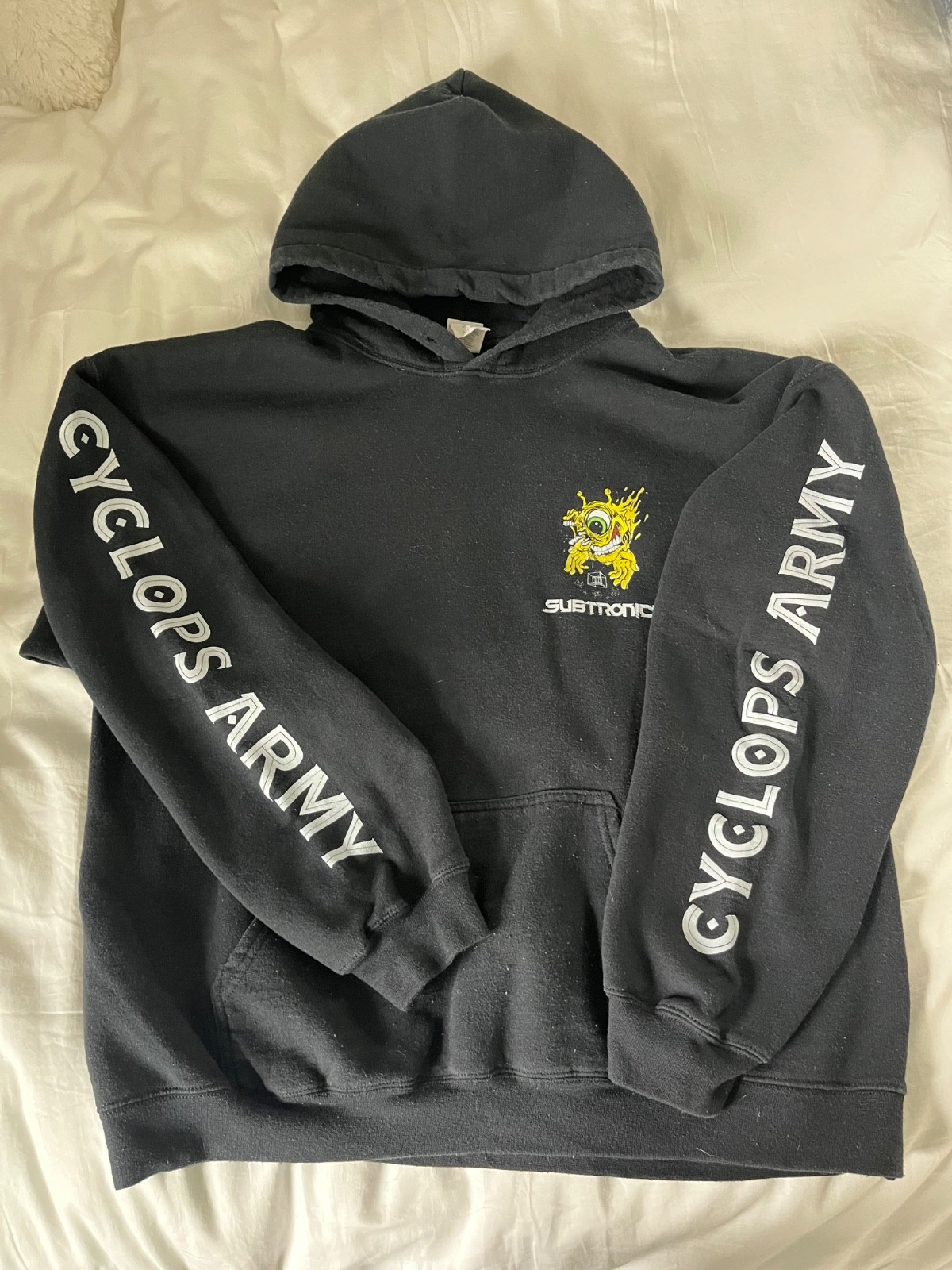 Subtronics Cyclops Army Hoodie Large Black Sweatshirt… - Gem