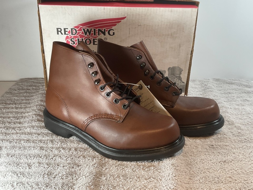 NOS Men’s Red Wing USA Super Sole 952 Round Toe Work Boots MULTIPLE ...