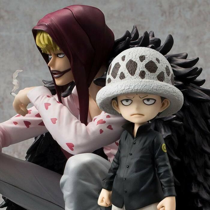 ONE PIECE - Corazon & Law Limited Edition 1/8 Pvc Figure P.O.P ...