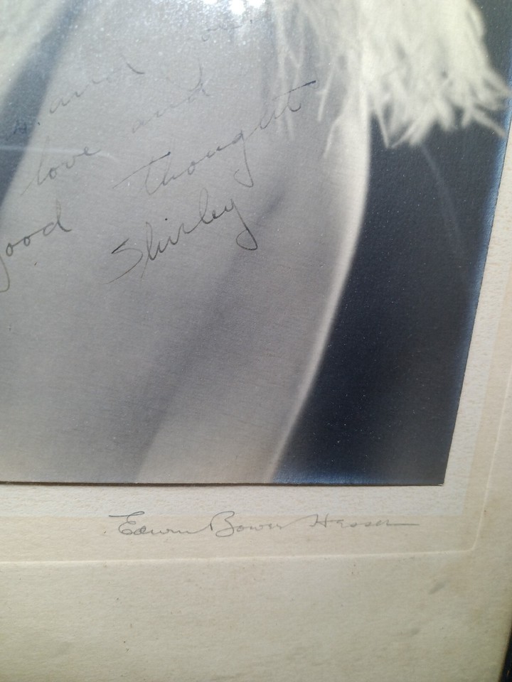 Edwin Bower Hesser Original Risque Shirley Mason Photograph Pencil ...