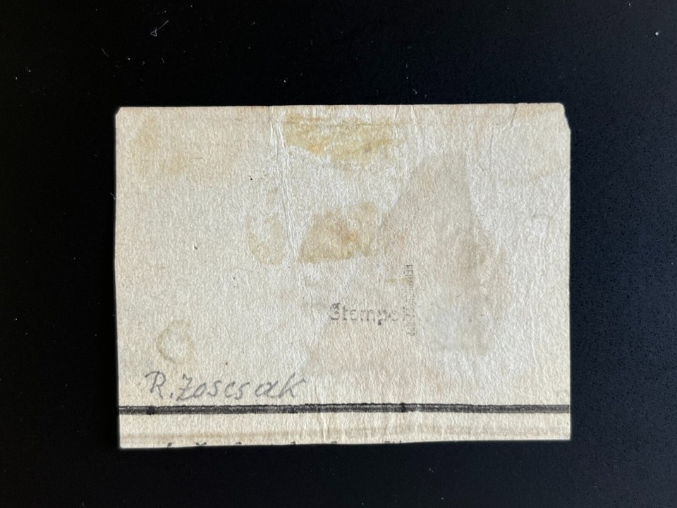 Romania 1862 - 6par diagonal bisect stamp on newspaper fragment | eBay