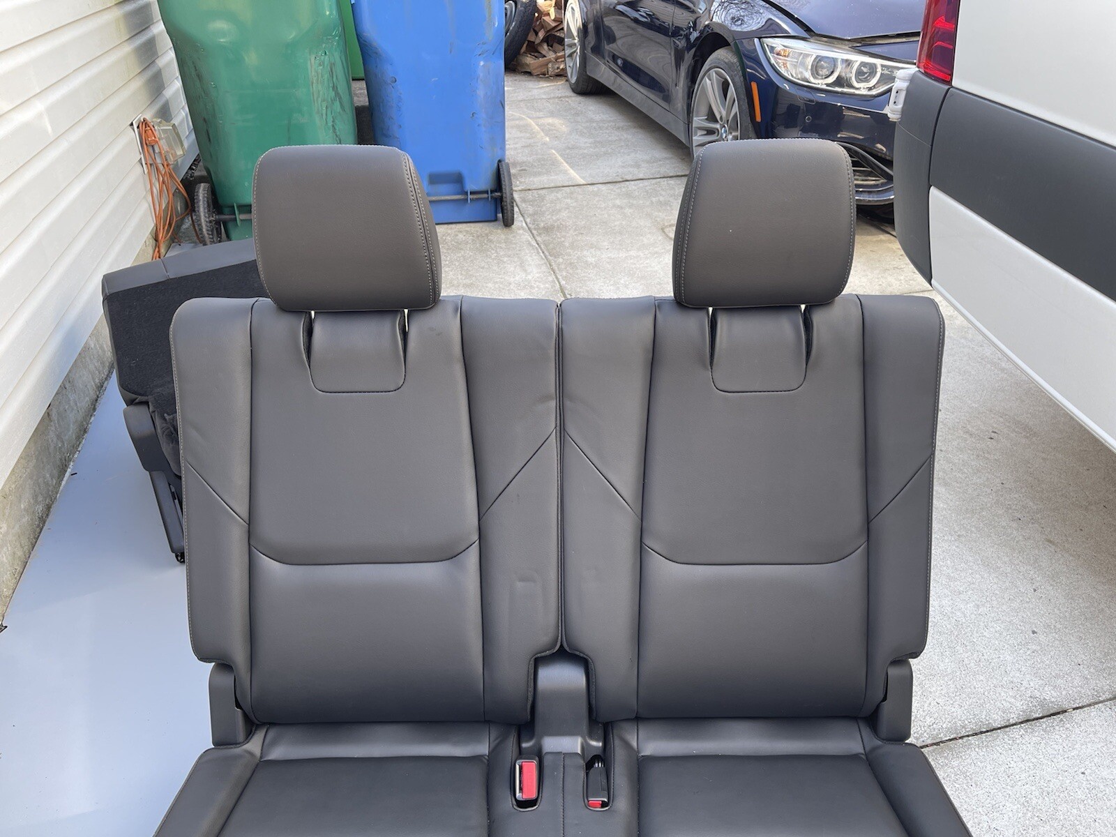 18 2019 MAZDA CX9 CX-9 OEM THIRD 3RD ROW REAR SEAT BLACK LEATHER 2020 ...