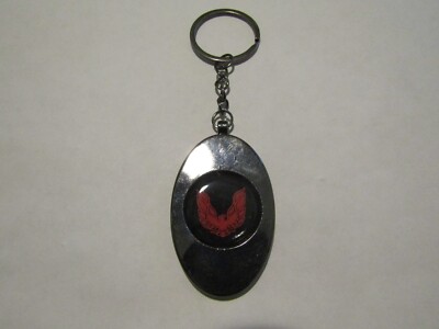 PONTIAC FIREBIRD FORMULA TRANS-AM RED W BLACK BIRD LOGO KEYCHAIN BLACK ...