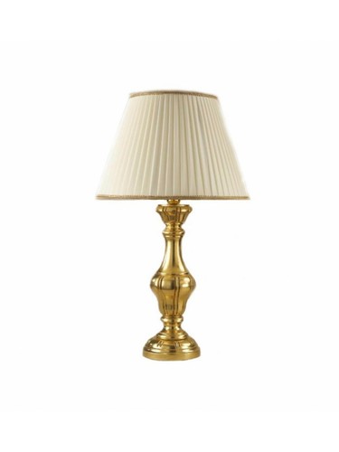 Large Wooden Lamp With 1 Light Gold Coll Esse 40/BG | eBay
