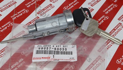 69057-60030 Genuine Toyota Cylinder & Key Set Ignition Switch Lock ...