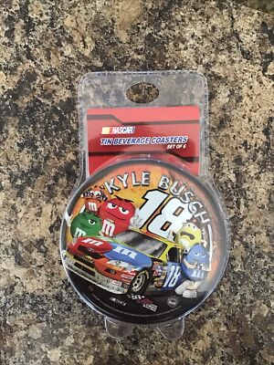 Kyle Bush Tin Collectors Coasters | eBay