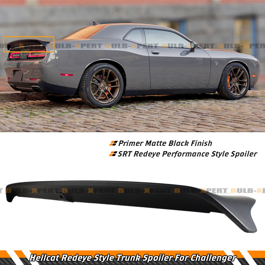 For 08-23 Dodge Challenger Hellcat Redeye Performance Style Black Trunk ...