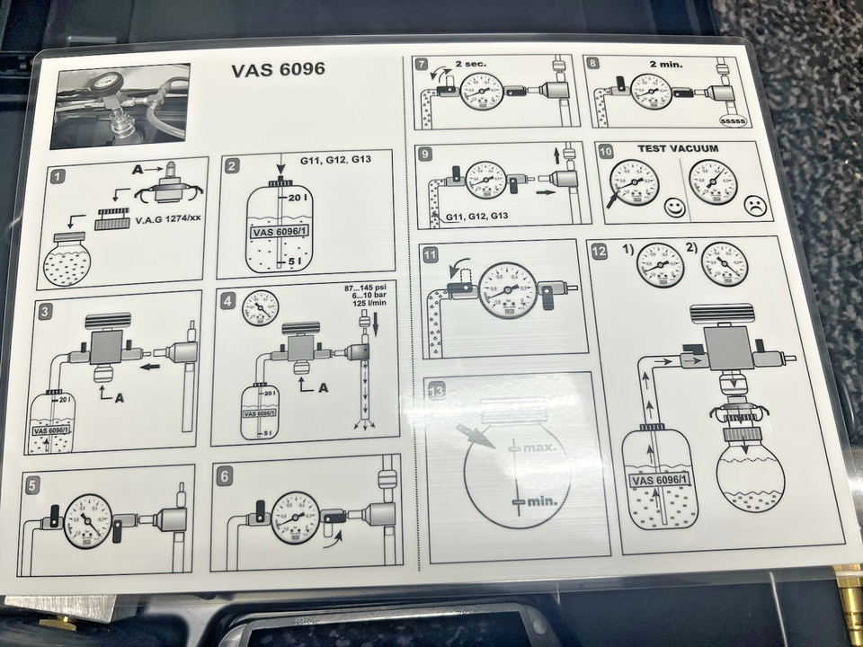 VAS 6096 Coolant Filler VAS6096 VW/Audi Cooling System Charge Kit | eBay