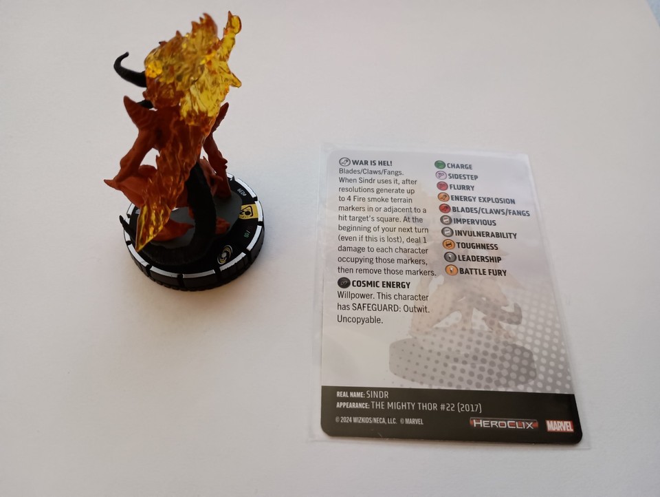 Heroclix Lot of 5x 034/036/037a/038/039 Super Rare Marvel Smash and ...