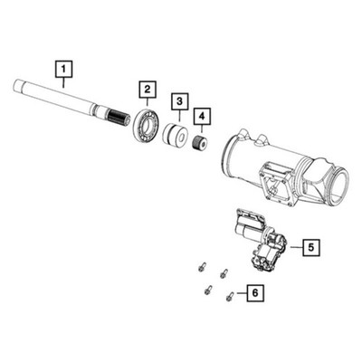For Ram 2500 2014-2015 Ram 68216987AA Front Inner Drive Axle Shaft ...