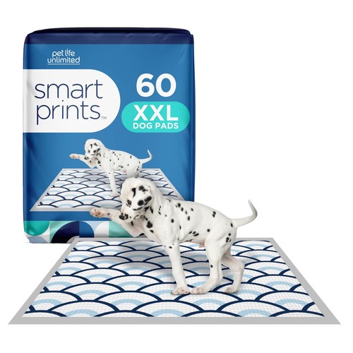 Smart Prints Extra Large Puppy Pads - Odor Controlling Dog Pee Pads ...