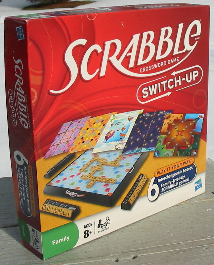 Scrabble Switch Up Unused Game Hasbro Crossword Family Mini 1999 Milton ...