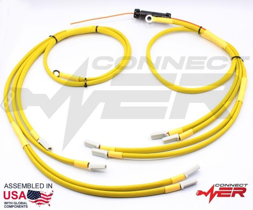 CHEVROLET GMC 6.5L Turbo Diesel 1200°F Insulated Glow Plug Harness ...