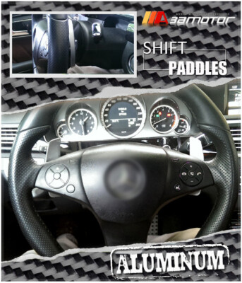 Shift Paddles Set fits Mercedes W204 C W212 E W221 S R230 SL AMG Paddle ...