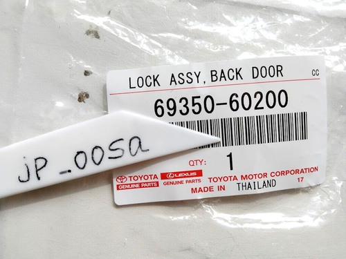 Toyota Land Cruiser UZJ200 URJ202 OEM Back Door Lock 69350-60200 | eBay