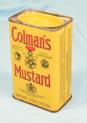 * Vintage Retail Collectors Tin Box - Colman's Mustard | eBay