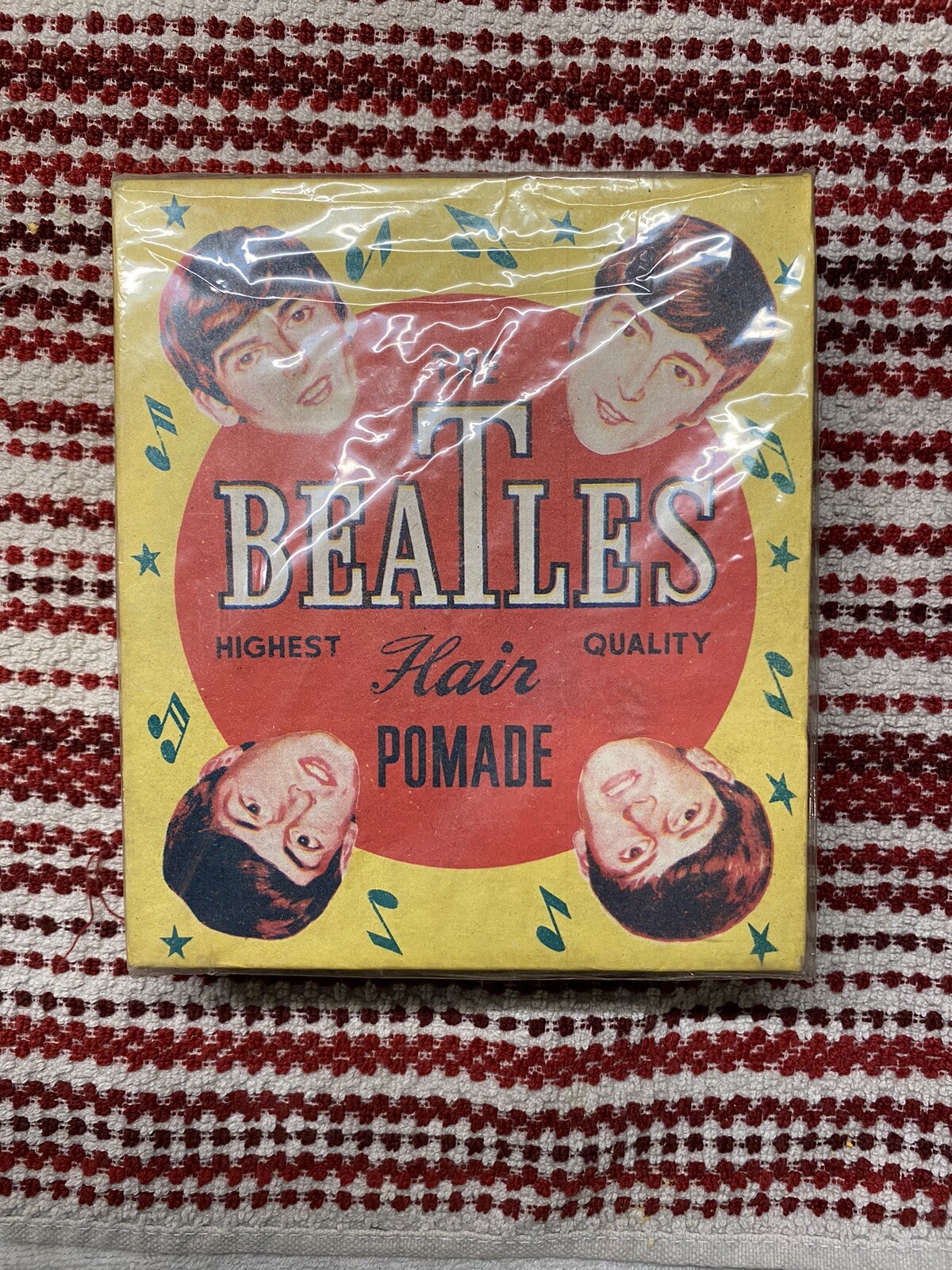 1964, Beatles, "Un-Opened" HAIR POMADE (Box of 50 Packets) Scarce ...