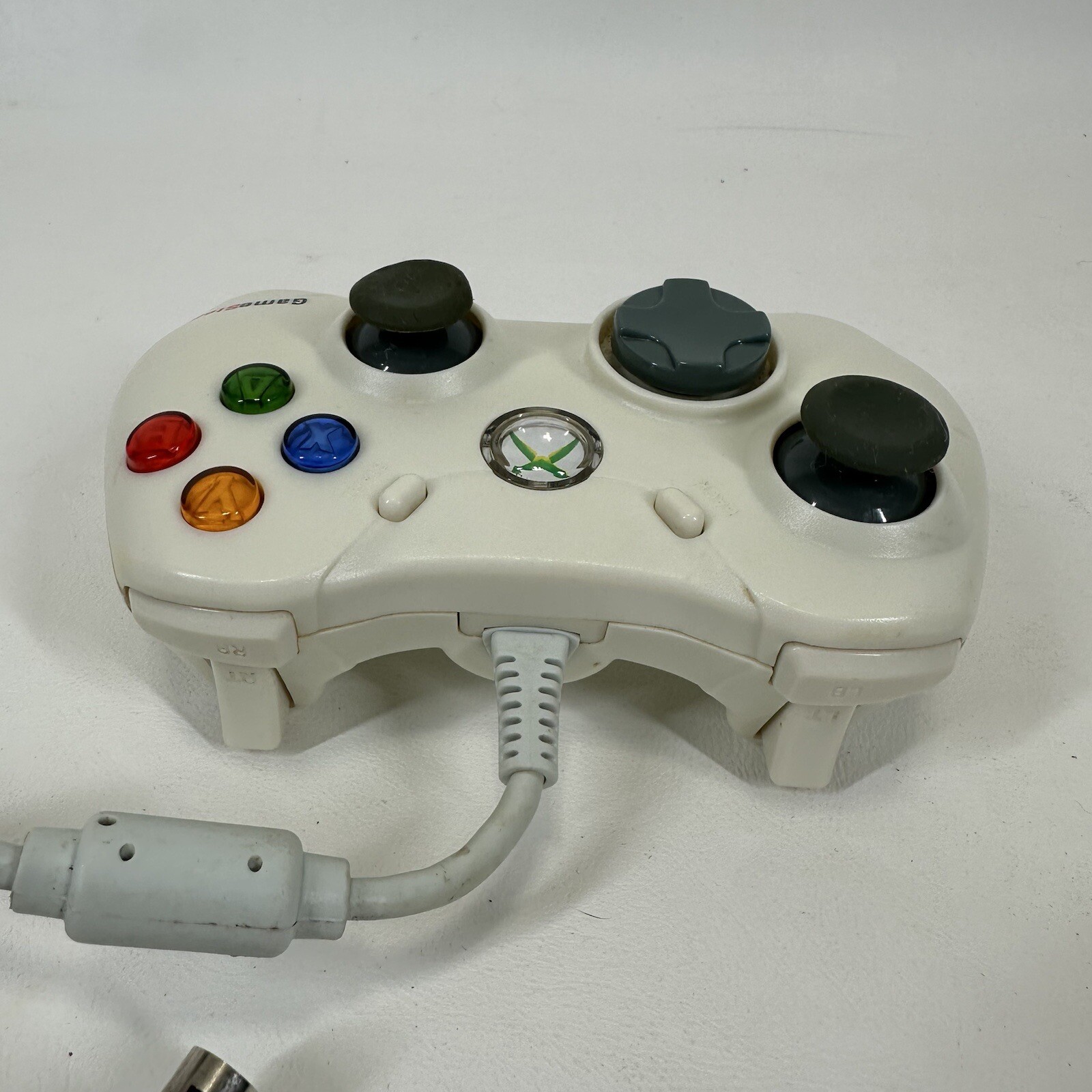 GameStop Wired Xbox 360 Controller BB-070 white Tested New Breakaway ...