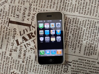 Apple iphone 1st gen(iphone 2G)8GB A1203 ios 1.0 IMEI4279 Perfect ...