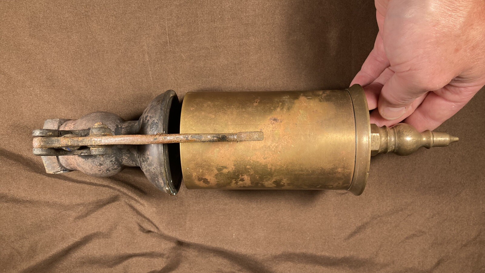 Antique Brass Bronze Train / Marine / Tractor Steam Engine Steam ...