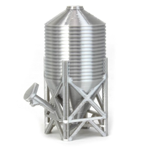 1/64 Bulk Short Stack Hopper Feed Bin w/ Auger Farm Model Deppe 3D ...