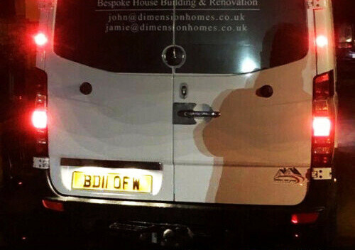 2x LED Licence Number Plate Light For MB Sprinter 906 Viano Vito W639 ...