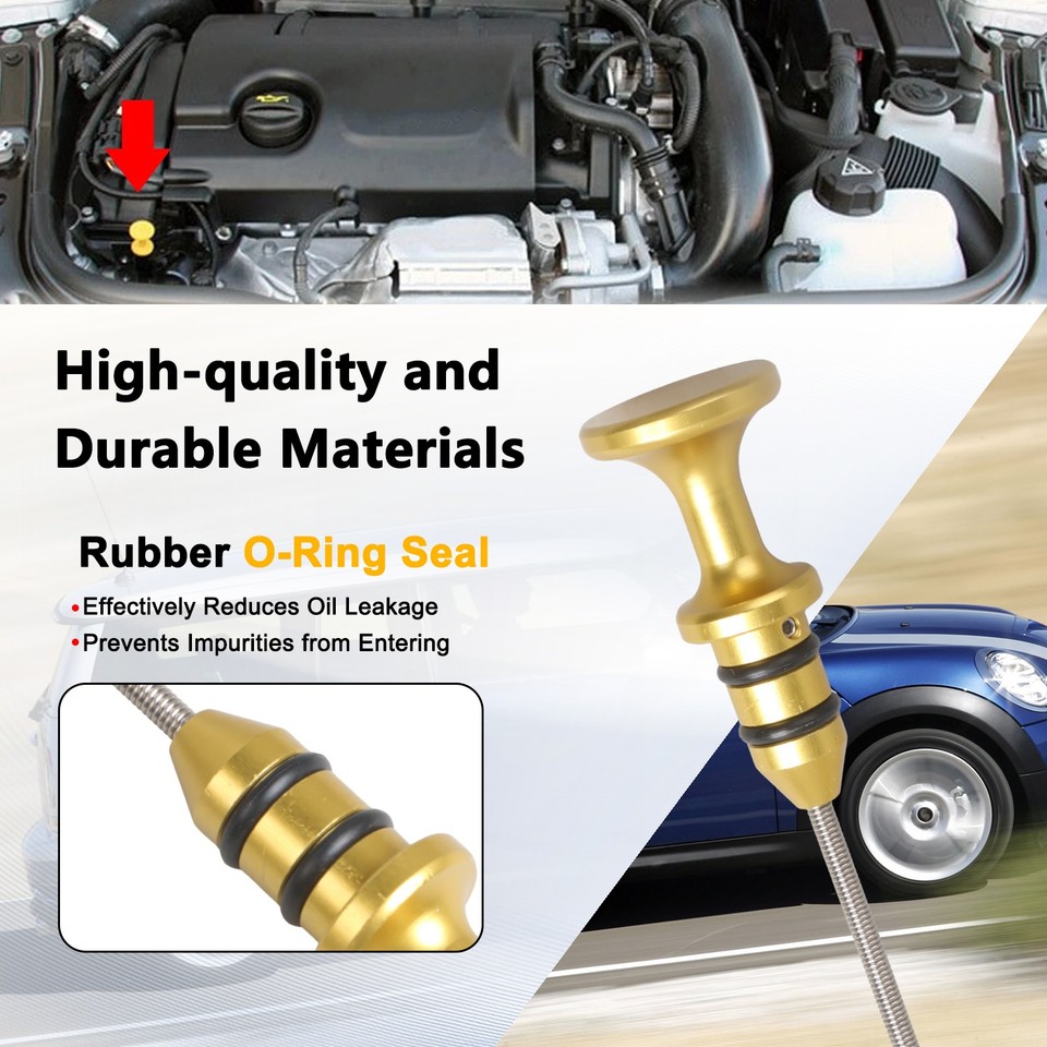 Engine Oil Dipstick Upgraded for Mini Cooper R55 R56 R57 R58 R59 R60 ...