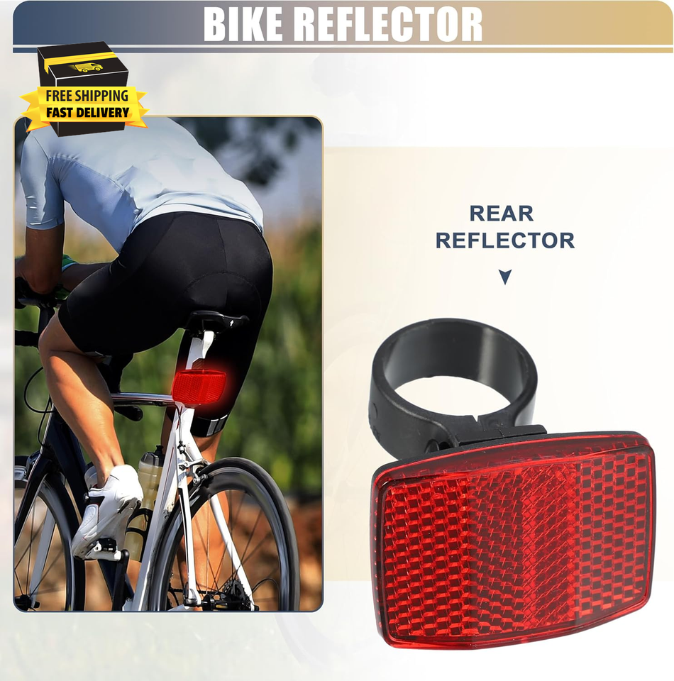 Bike Reflectors 2.8Cm 1.10" ID Bicycle Warning Reflector Bike ...