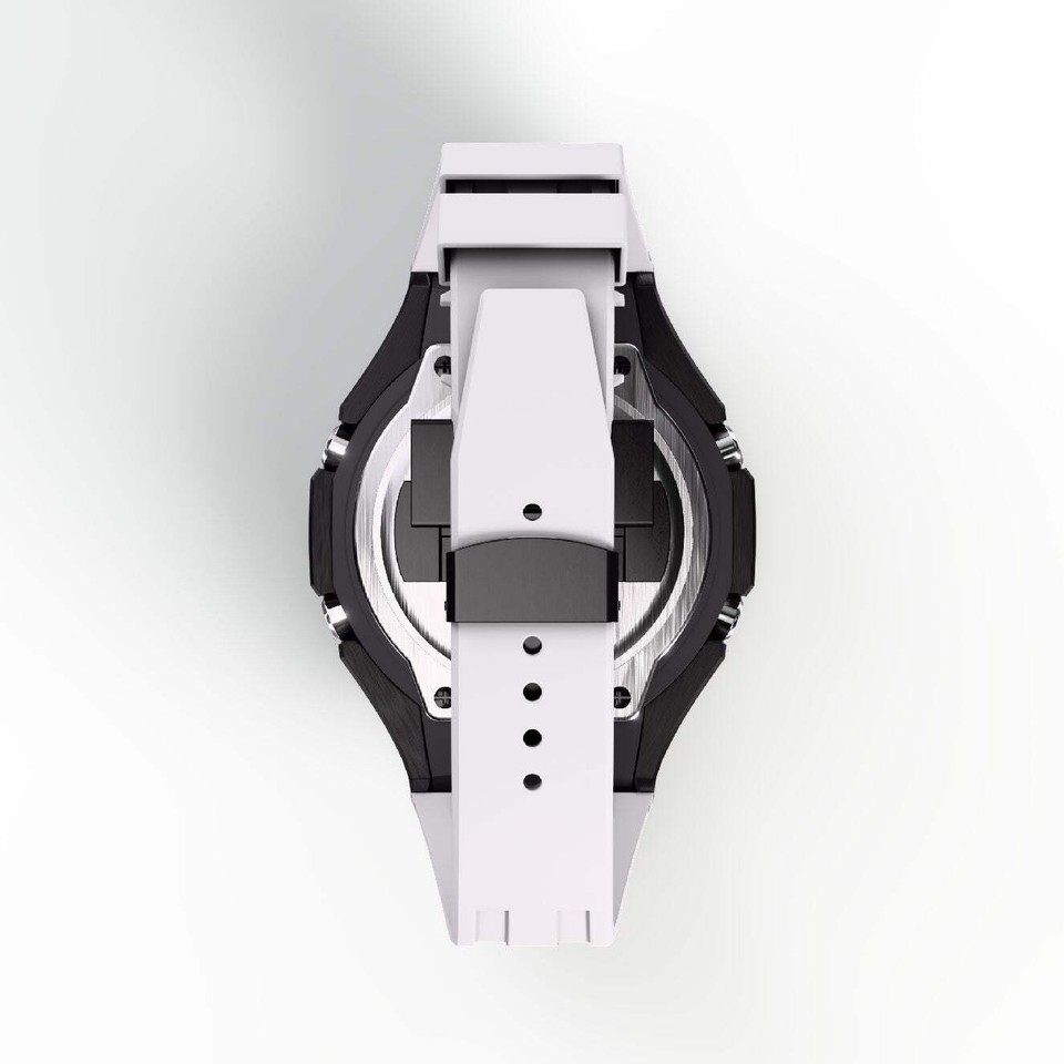 Casioak Mod Custom Watch Casio G-Shock GA-2100-4A Black Case Red Dial ...