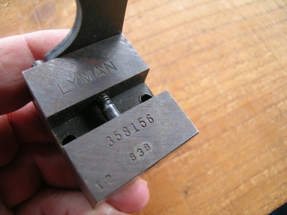 Lyman/Ideal 2 Cavity Bullet Mold Mould #358156 155 Grain GC/SWC 38/357 ...