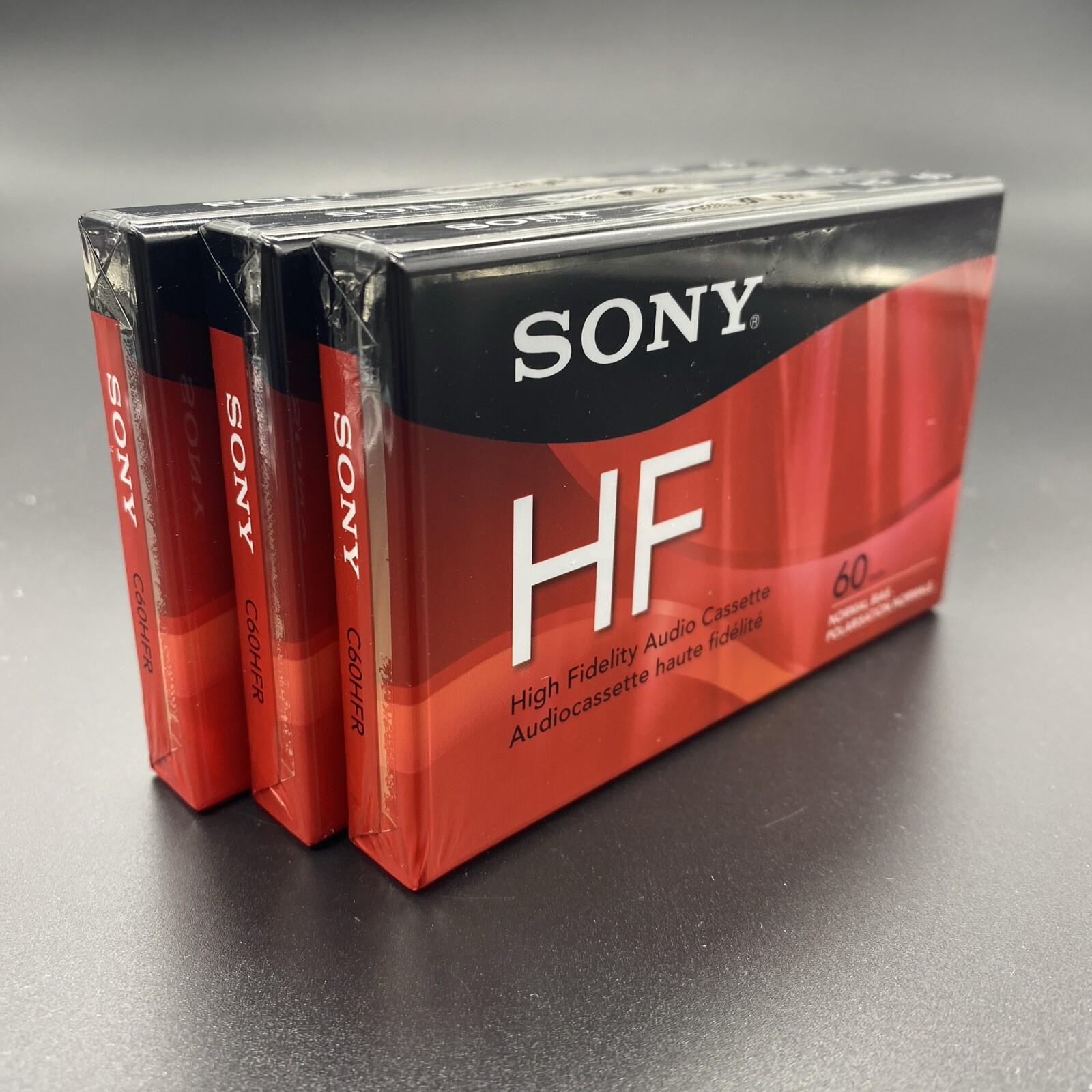 SONY HF High Fidelity 60 Minute Blank Cassette Tapes New Sealed Lot of ...