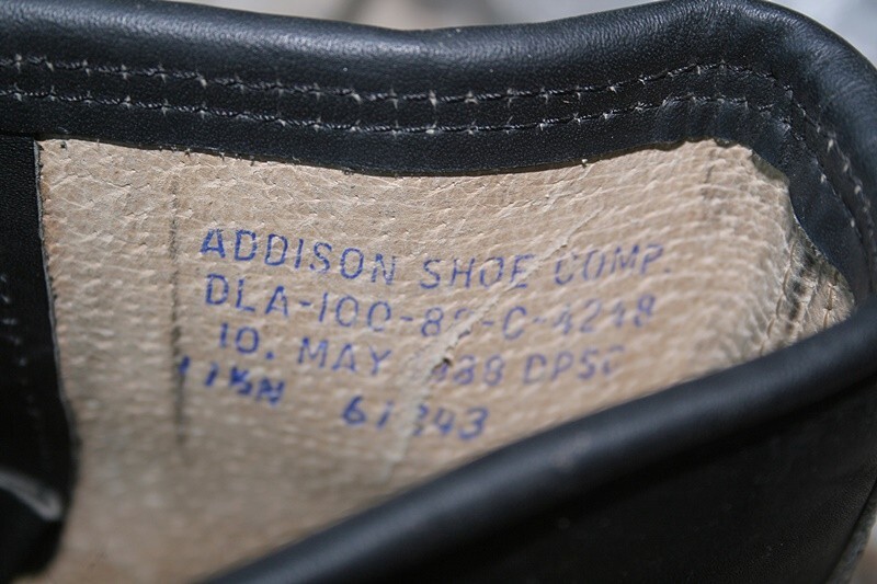 Vintage 1988 Addison Shoe Co. Leather Military Combat… - Gem