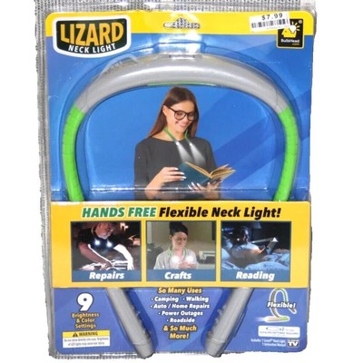 Lizard Neck Light Hands Free Flexible Portable Reading Camping Repairs ...