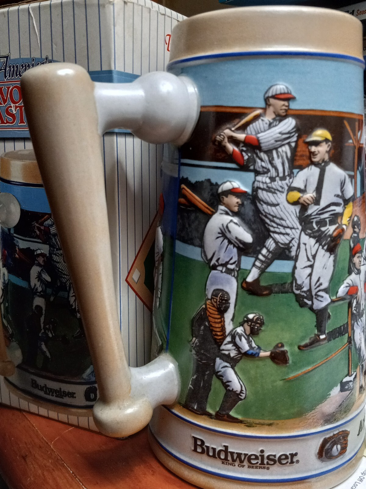 Beer Stein Budweiser Salutes Baseball America's Favorite Pastime Ltd ...