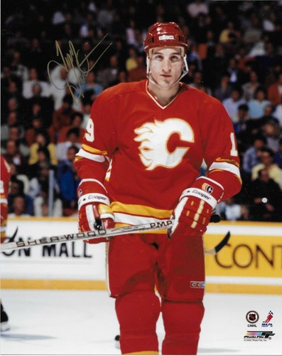 Autographed Calgary Flames Tim Hunter 8x10 Photo #4 Original | eBay
