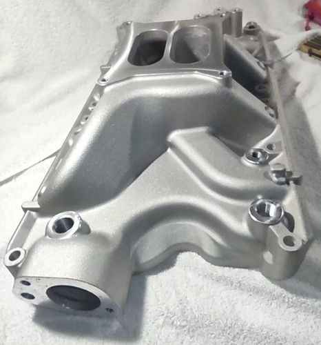 SBF New Small Block Ford 351W 5.8 Windsor Aluminum Dual Plane Intake ...