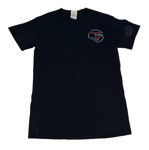 Marshall Amplification Amplifier Logo Rock Band Guitar T-Shirt Adult ...