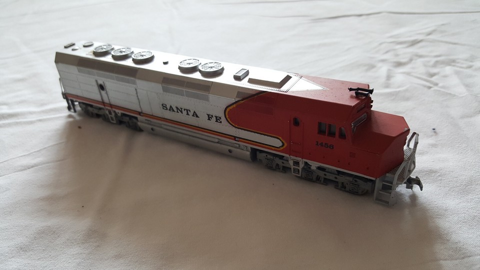AHM Santa Fe GE EMD FP-45 Diesel Locomotive #1456 w/Box | eBay