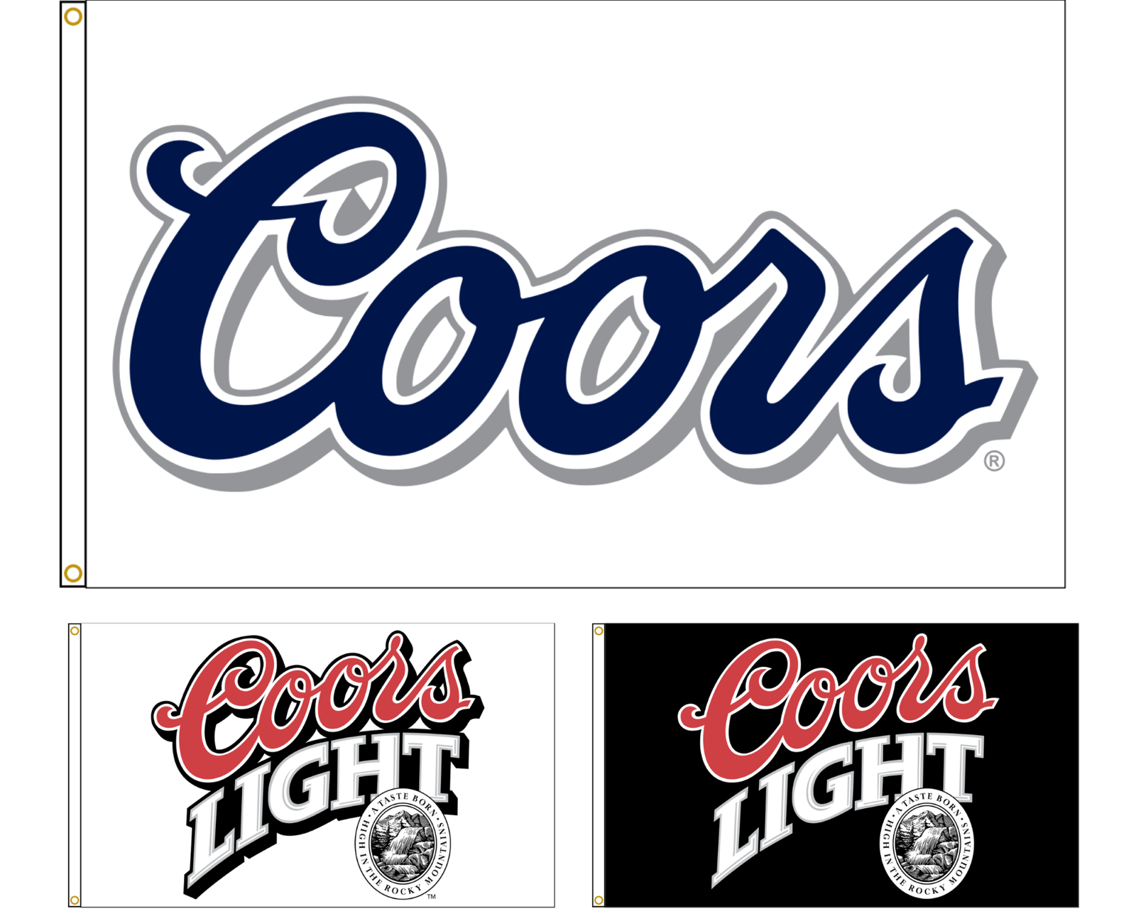 Coors Light Beer flag Polyester 90x150cm or 60x90cm/3x5ft or 2x3ft | eBay